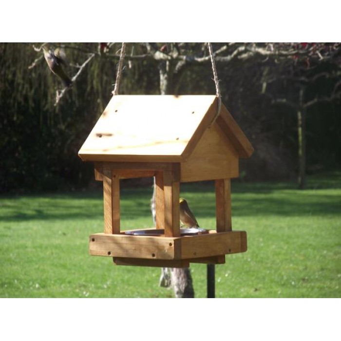 Hanging bird table