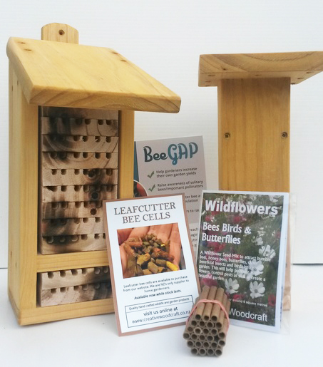 Leafcutter bee house package deal